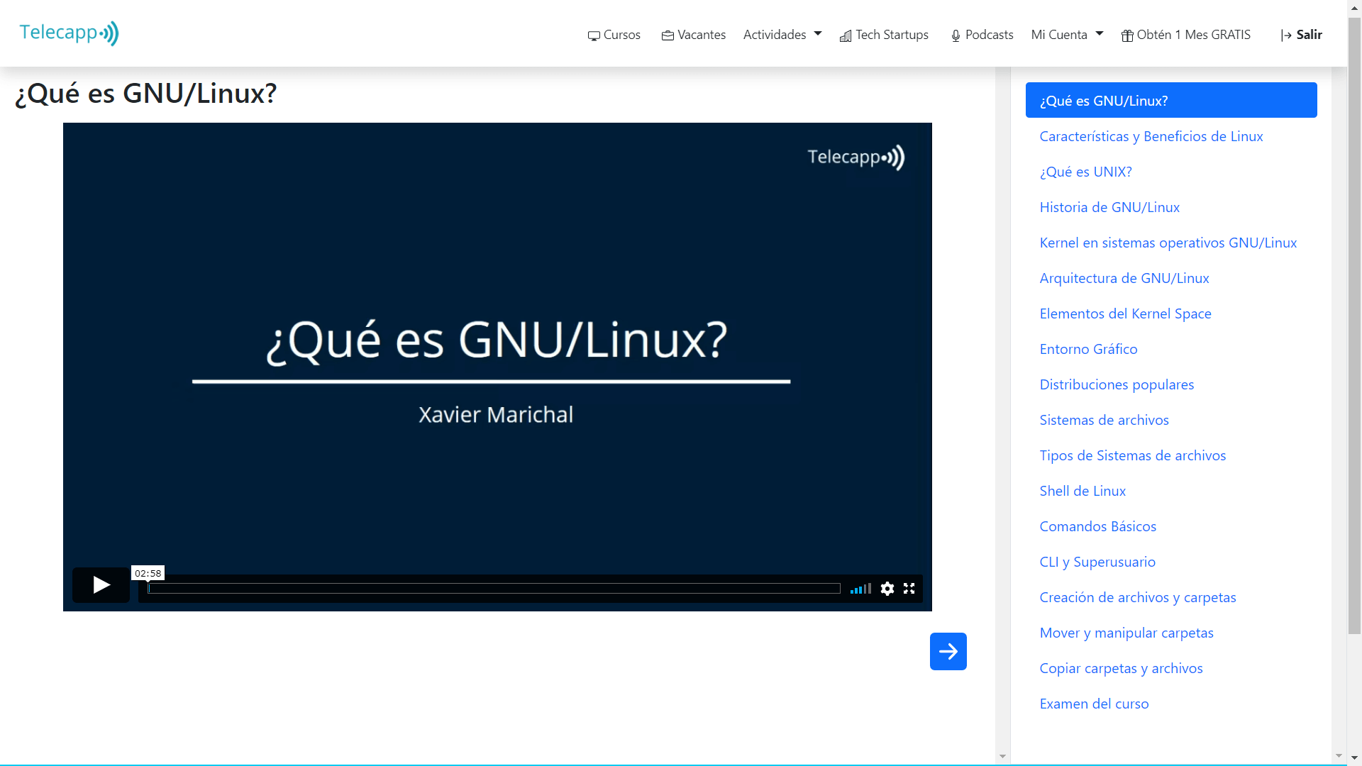 Curso de Introducción a GNU/Linux 100% GRATIS - Telecapp